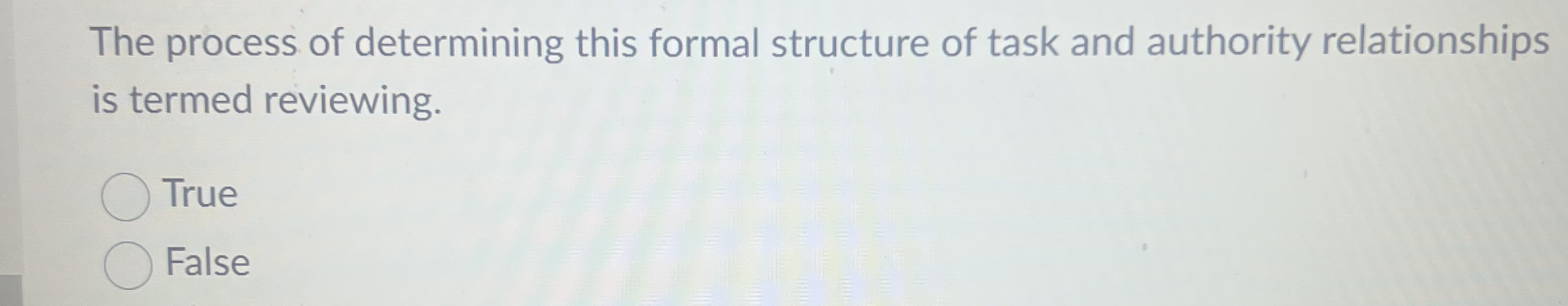 Solved The process of determining this formal structure of | Chegg.com