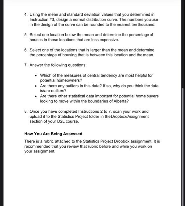 Solved Statistics Project - Statists in Real Life Project | Chegg.com