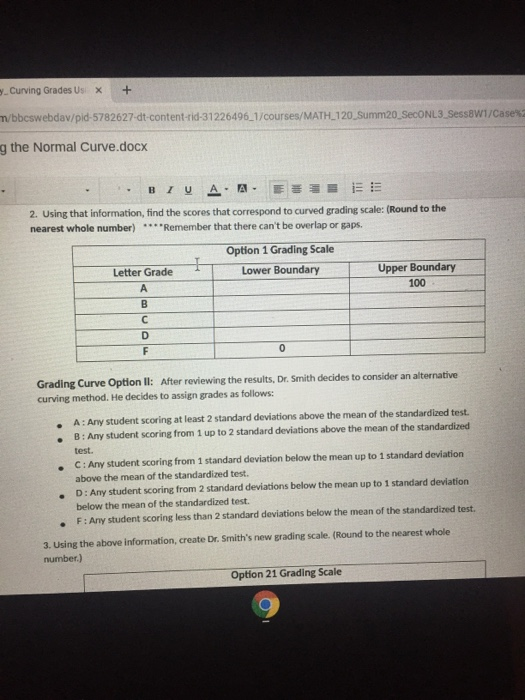 se Study Curving Grades US X + | Chegg.com