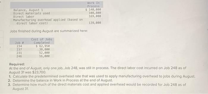 Solved i only need answer 2 and 3 for work in progress on 2 | Chegg.com