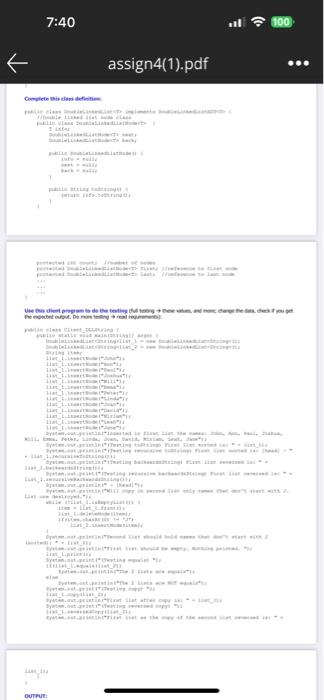 Solved 7:39 100 assign4(1).pdf Earepie: 2. Leternine otethen | Chegg.com