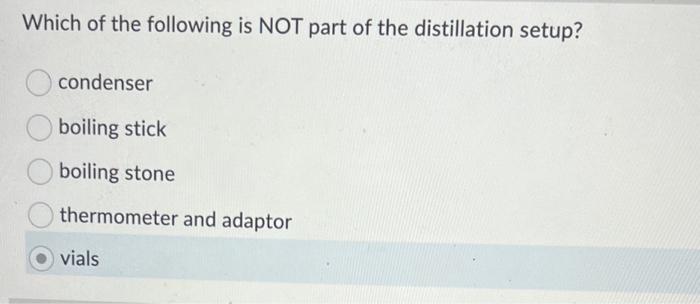 Solved Which of the following is NOT part of the | Chegg.com
