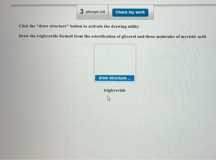 Solved 3 attempts left Check my work Click the "draw | Chegg.com