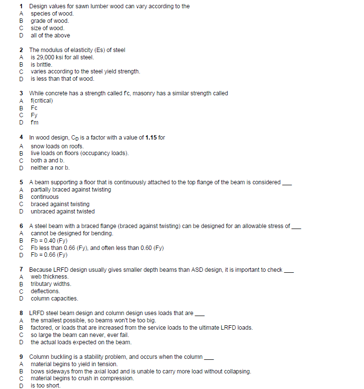 Solved Help on answering 1-9 multiple choices questions on | Chegg.com