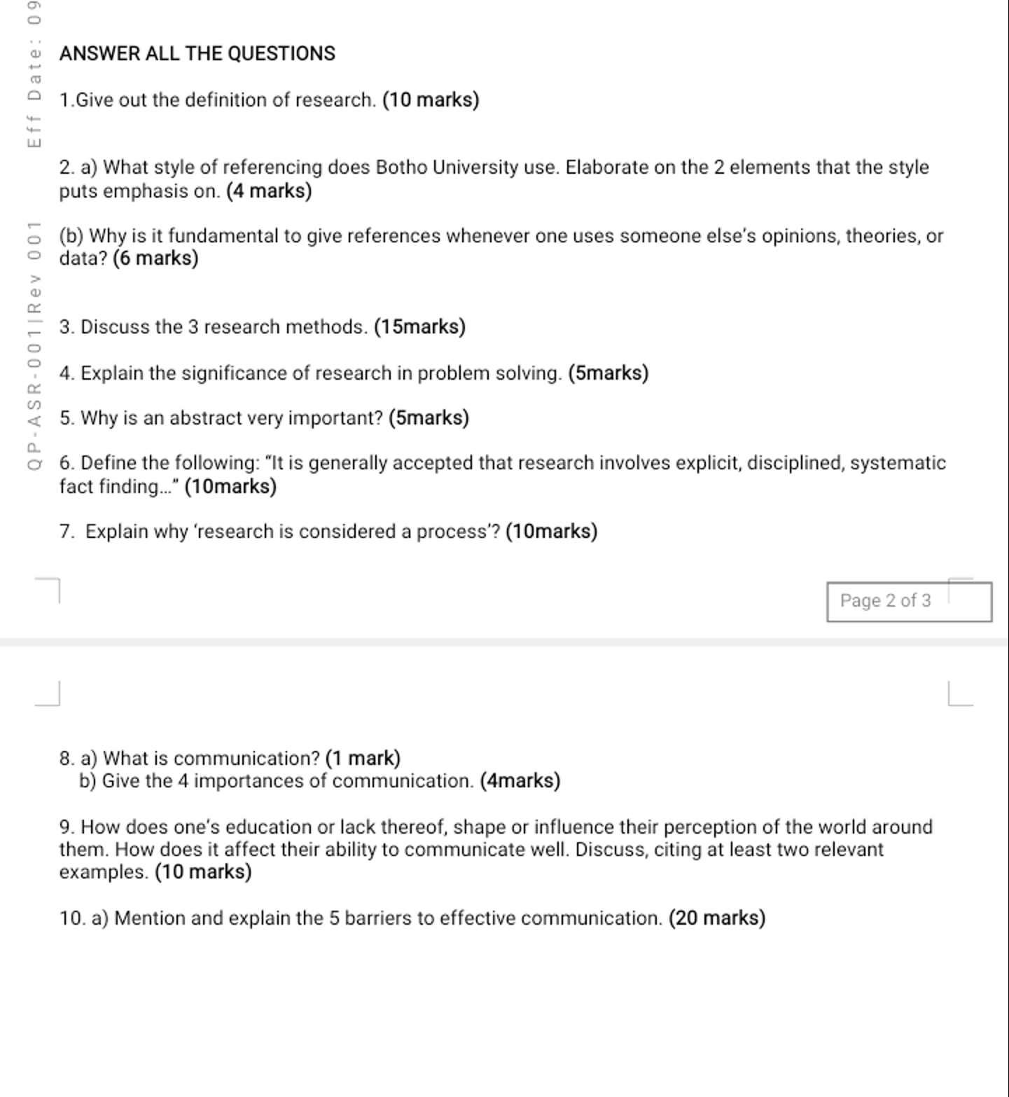 Solved ANSWER ALL THE QUESTIONS1.Give out the definition of | Chegg.com