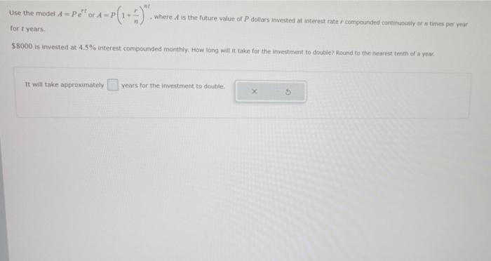 Solved Use the model A = Pof otap(1-3) =P1-7" where is the | Chegg.com