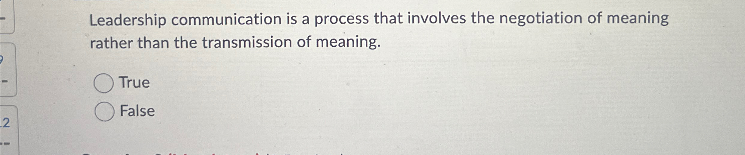 Solved Leadership communication is a process that involves | Chegg.com