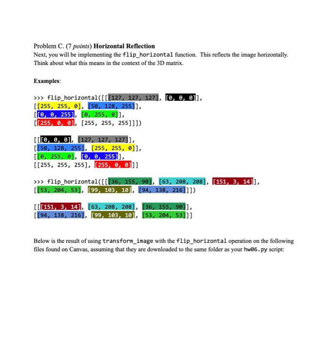 Solved Problem B. (7 points) Sepia Filter Next, you will | Chegg.com