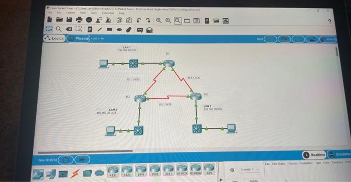 Solved ∴a⊗i=10=0 A. Logical ( ( Pentica)Packet Tracer - | Chegg.com