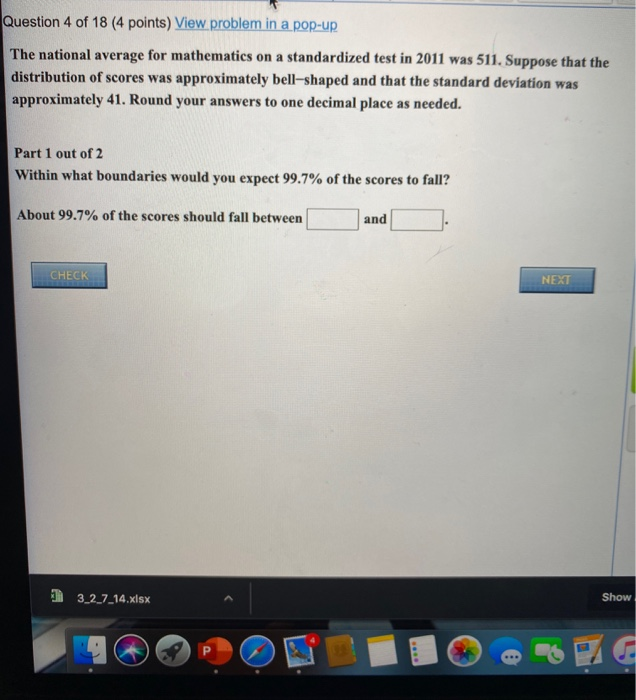 Solved Question 4 of 18 (4 points) View problem in a pop-up | Chegg.com