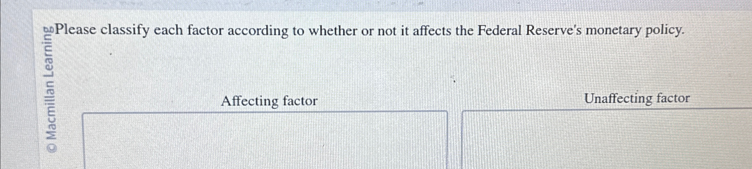 Solved lease classify each factor according to whether or | Chegg.com
