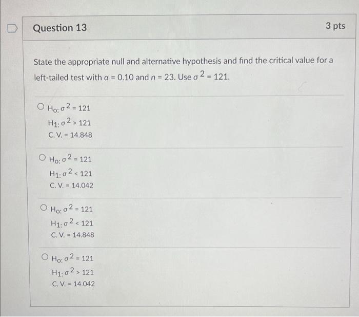 Solved State the appropriate null and alternative hypothesis | Chegg.com