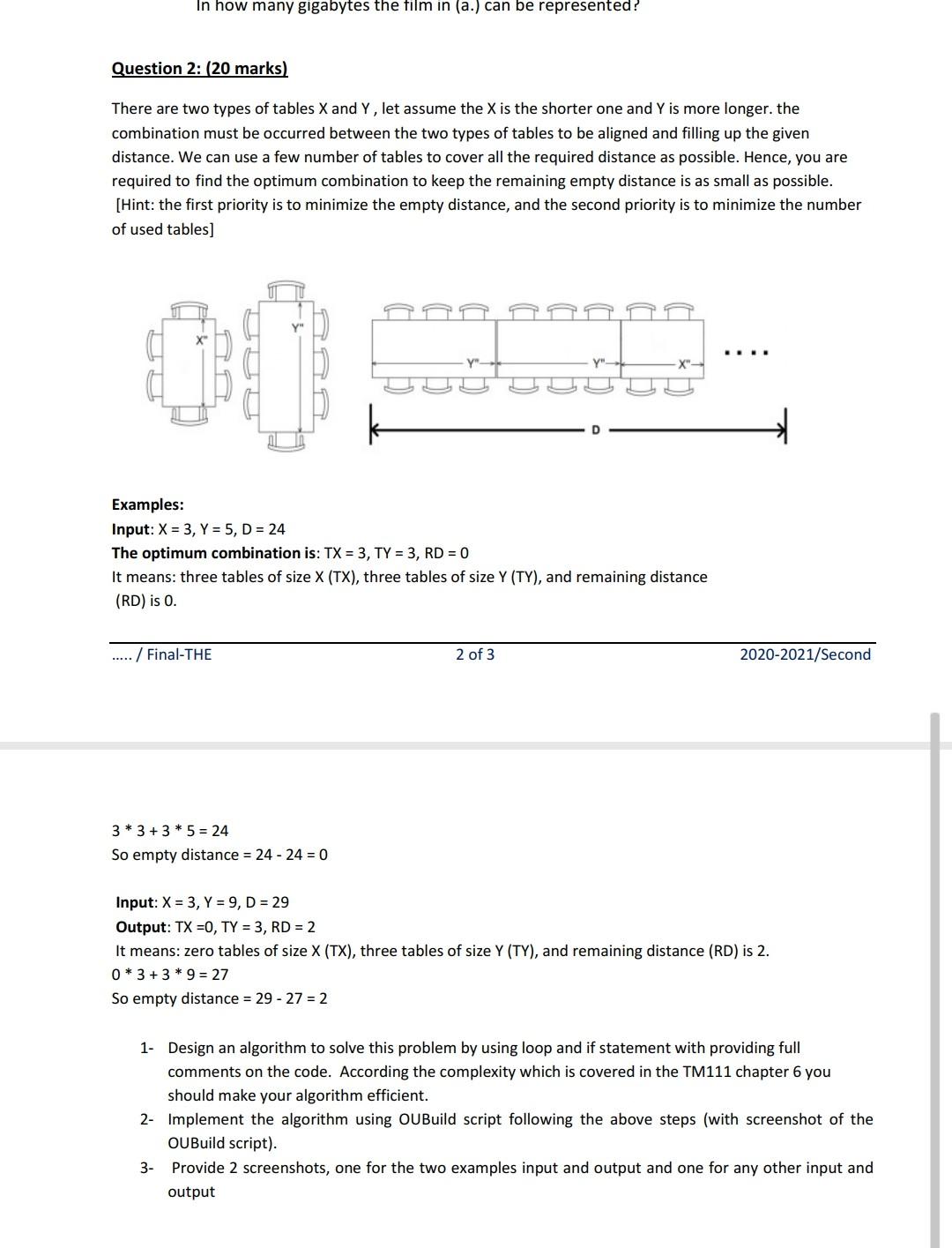 Solved i need it on oubuild i neeed help this is my final | Chegg.com