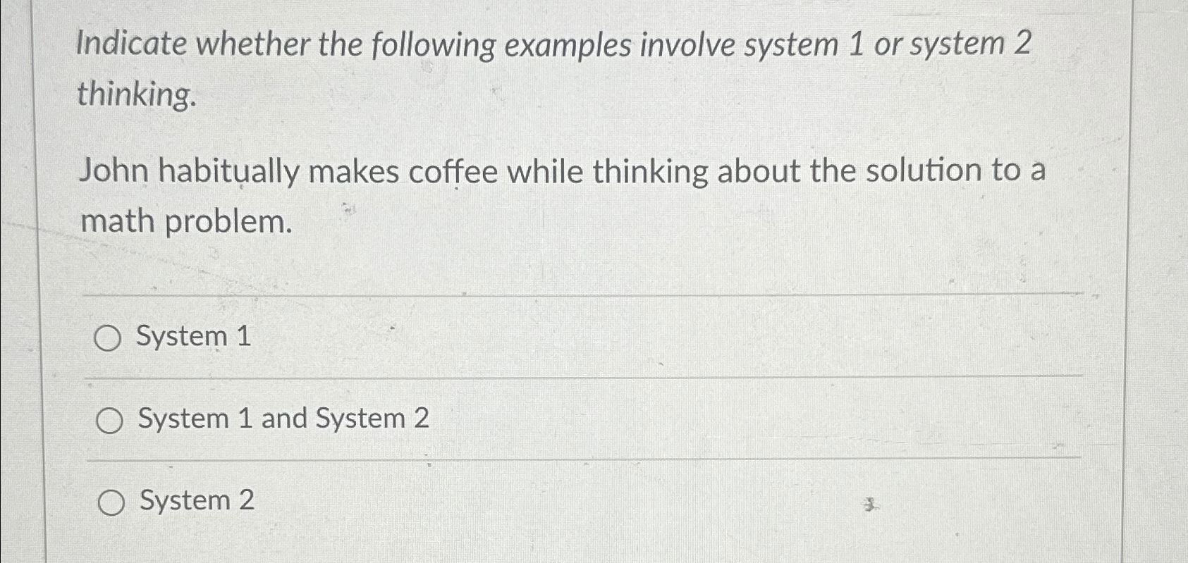 Solved Indicate whether the following examples involve | Chegg.com