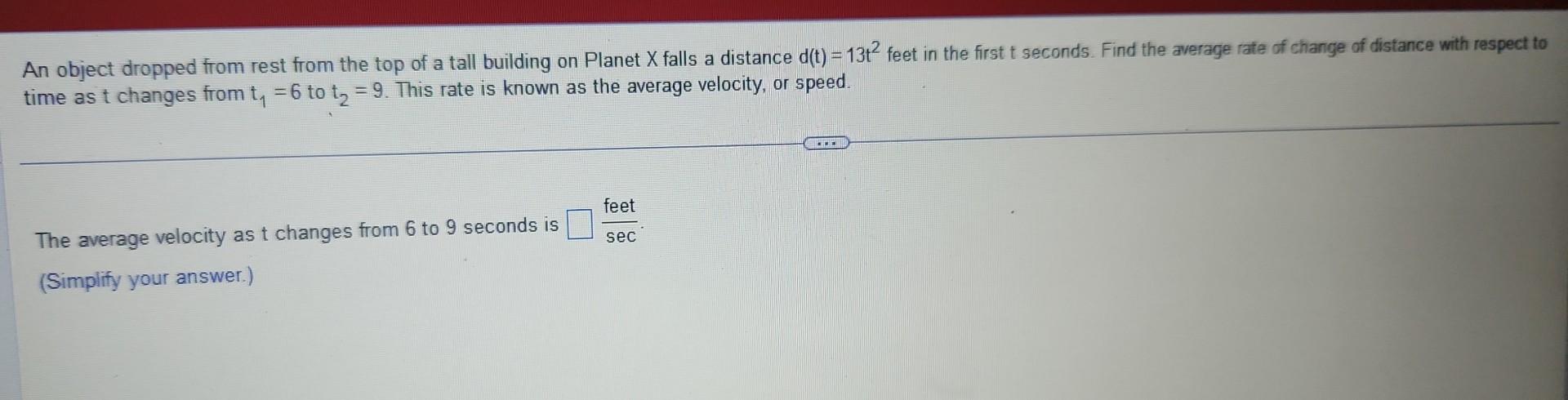 Solved An object dropped from rest from the top of a tall | Chegg.com