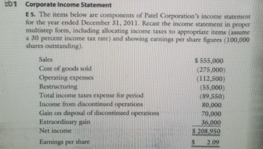 Solved 1 Effect of Alternative Accounting Methods E 3. At | Chegg.com