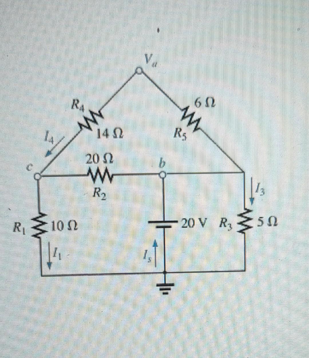 Solved Solve for specific parameter in circuit below | Chegg.com