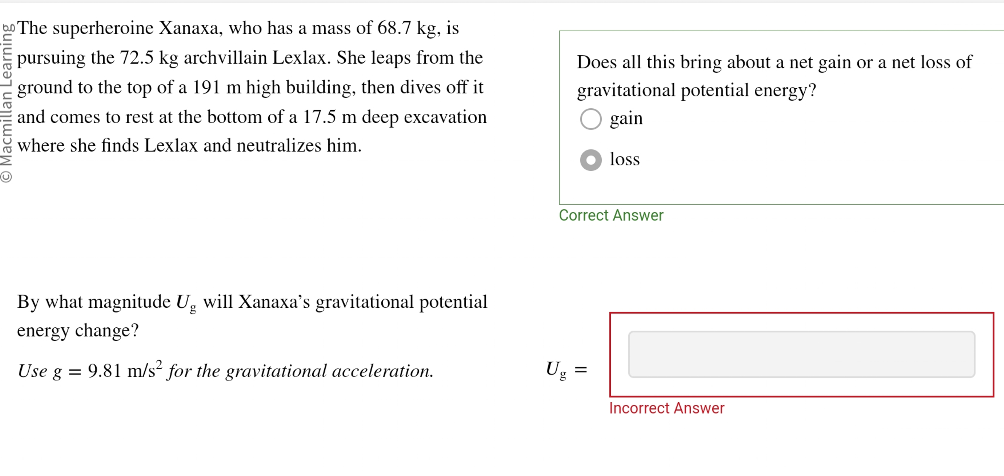 Solved Does all this bring about a net gain or a net loss | Chegg.com