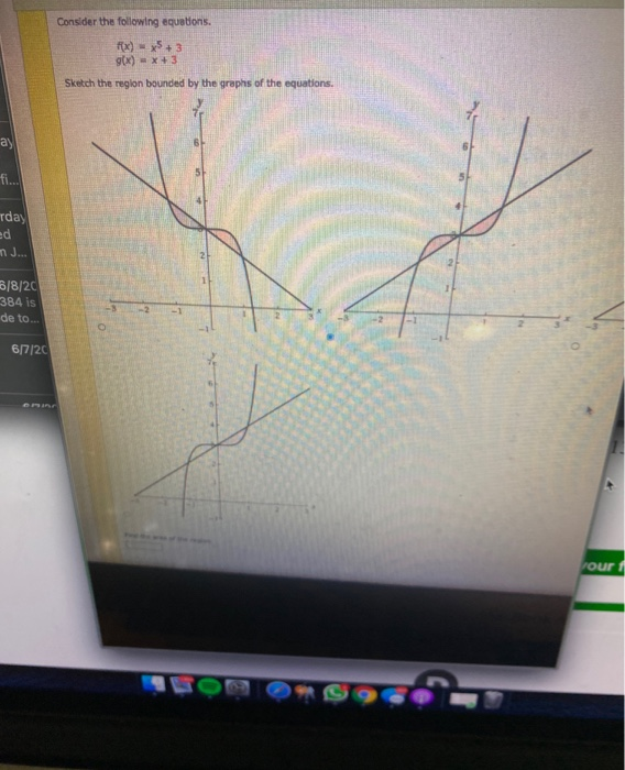 Solved Consider the following equations. fx) - 35+ 3 g(x) = | Chegg.com