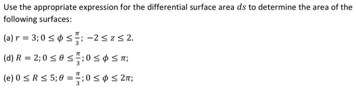 Solved Use the appropriate expression for the differential | Chegg.com