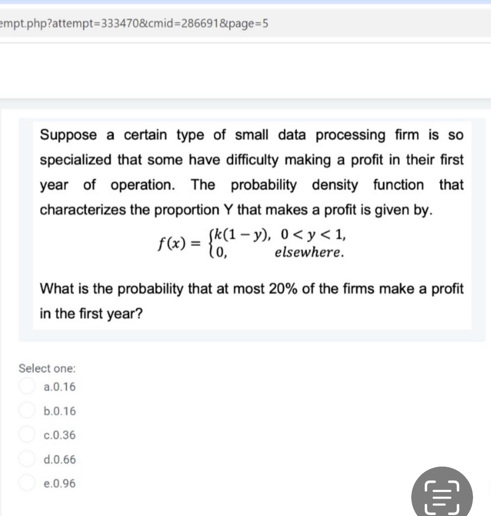 Solved empt.php?attempt =333470&cmid=286691 ﻿&page =5Suppose | Chegg.com