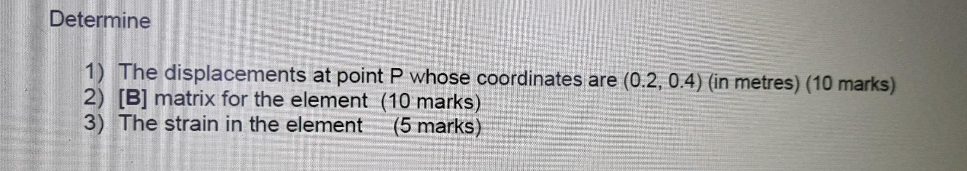 Solved A 3-noded triangular element (plate) is shown below. | Chegg.com