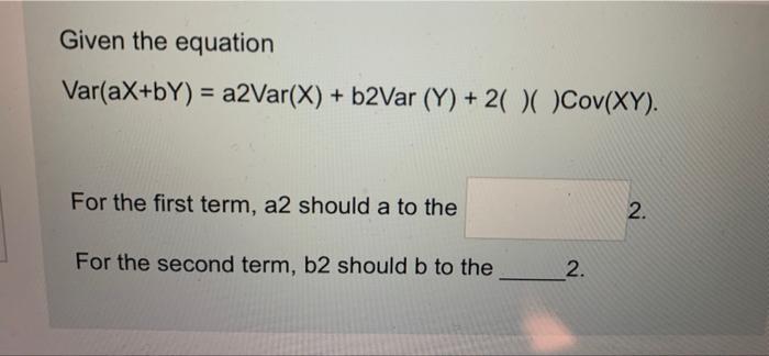 Solved Given the equation | Chegg.com