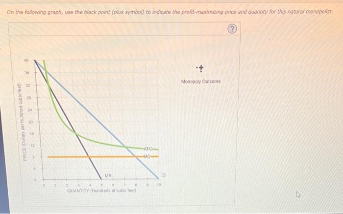 Solved On the following graph, use the black point (plus | Chegg.com Solved On the following graph, use the black point (plus | Chegg.com