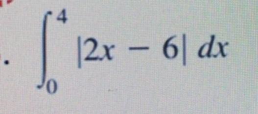 Solved [12 |2x - 6 dx | Chegg.com