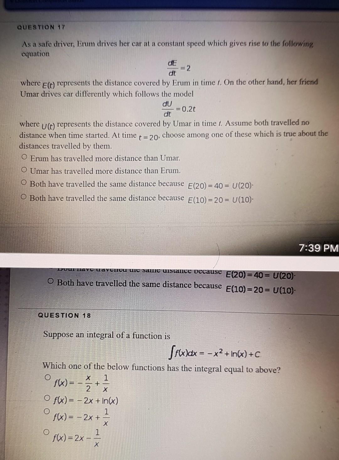 Solved QUESTION 14 is a positive integrable function, then | Chegg.com