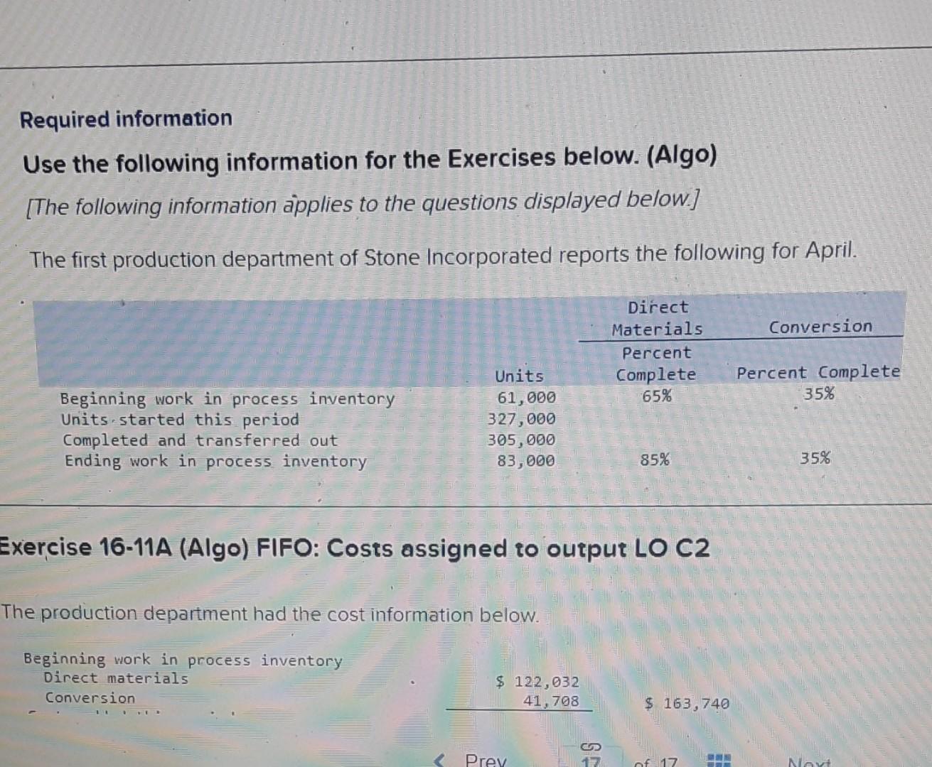 Solved Required information Use the following information | Chegg.com