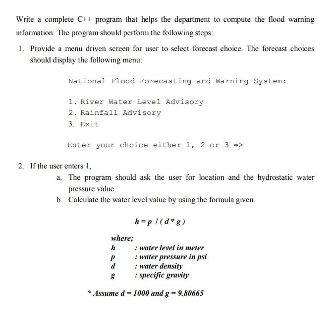 Solved Write a complete C++ program that helps the | Chegg.com