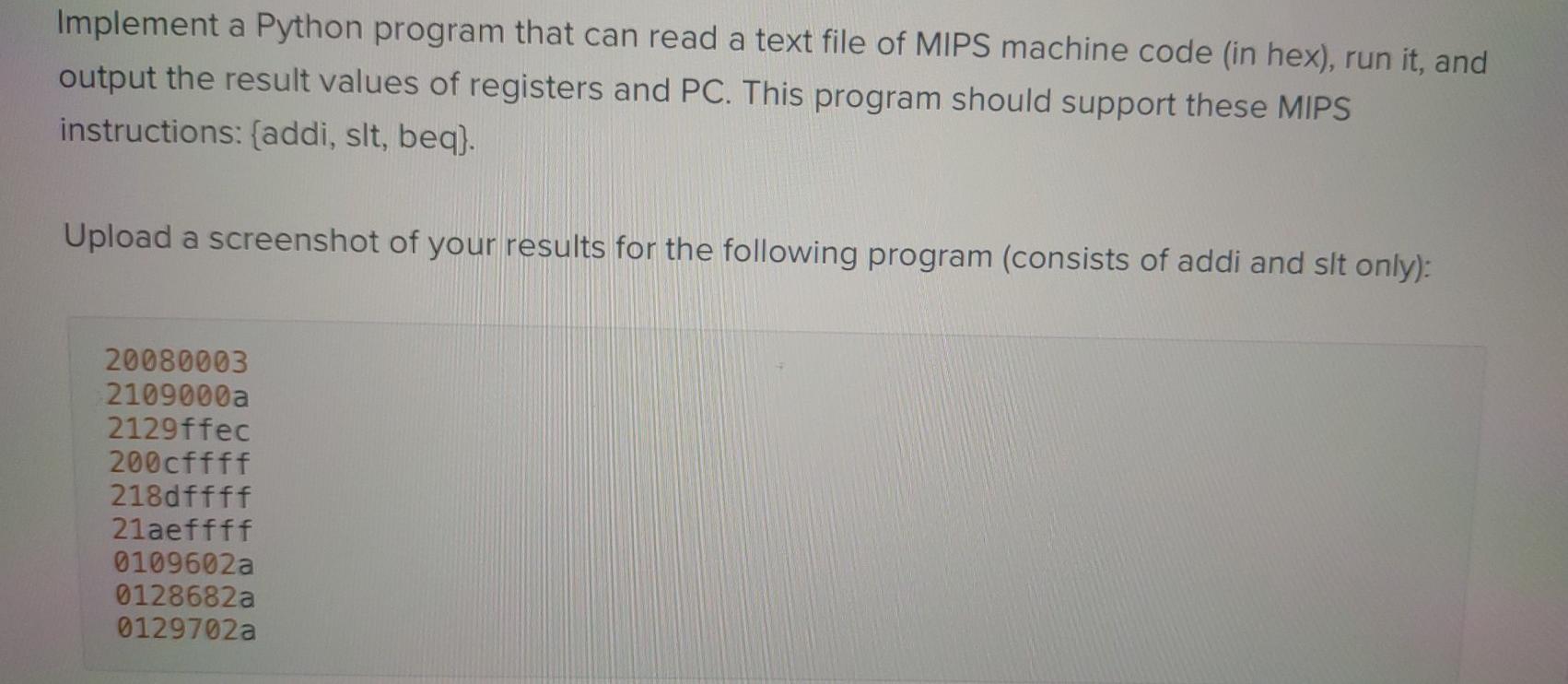 Solved Implement A Python Program That Can Read A Text File 9874