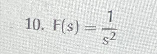 Solved 10. If f(t) is continuous for t⩾0, the Laplace | Chegg.com