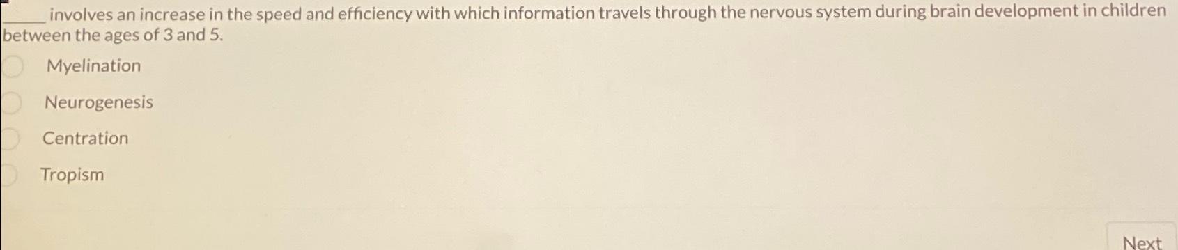 Solved involves an increase in the speed and efficiency with | Chegg.com
