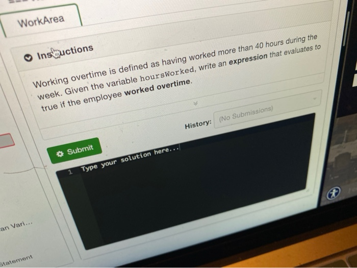 Solved === Relational Operators > 206080 Work Area | Chegg.com