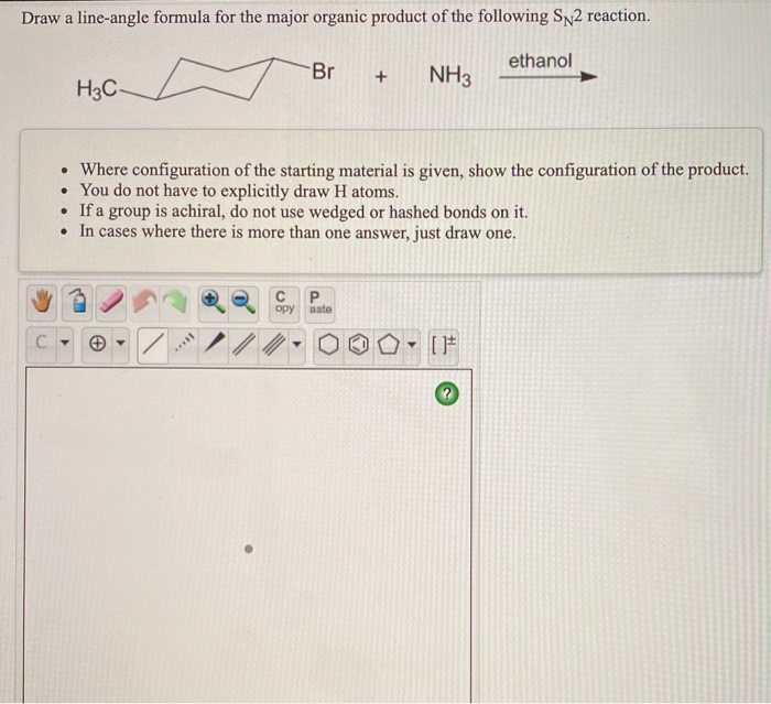 Solved Draw a line-angle formula for the major organic | Chegg.com
