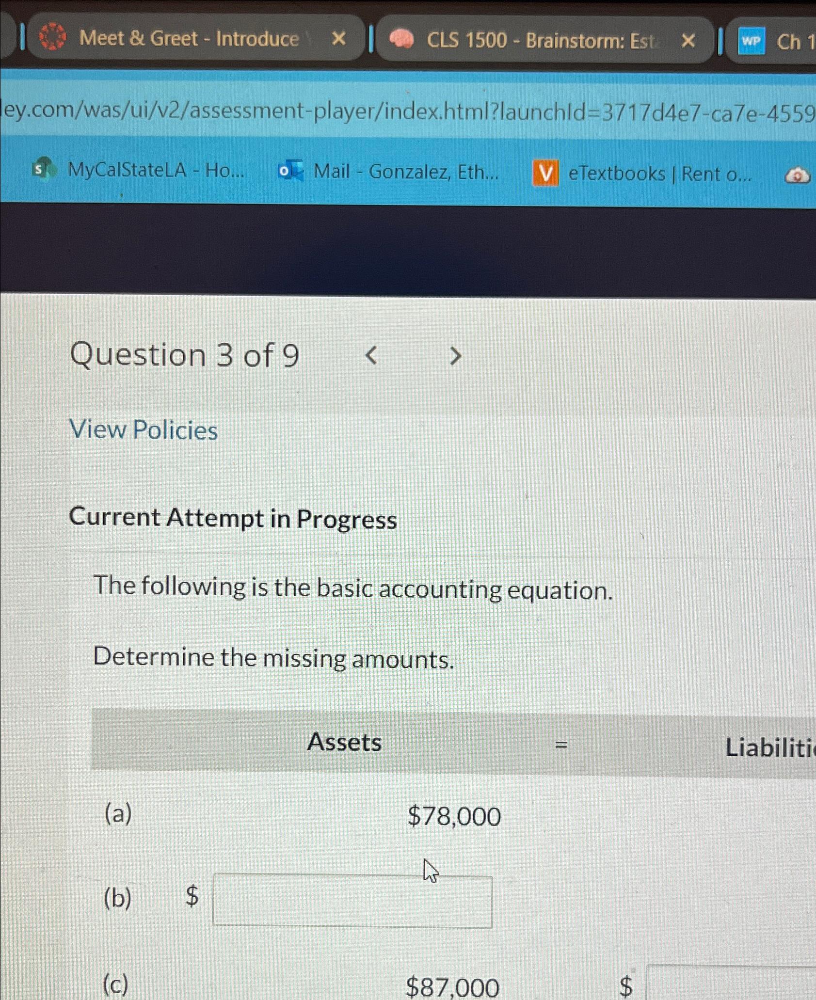 Solved Meet & Greet - ﻿IntroduceCLS 1500 - ﻿Brainstorm: | Chegg.com