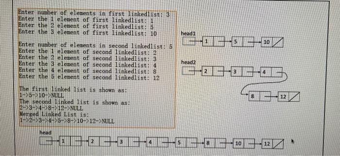 Solved Write Code In C The Output Should Be The Same As