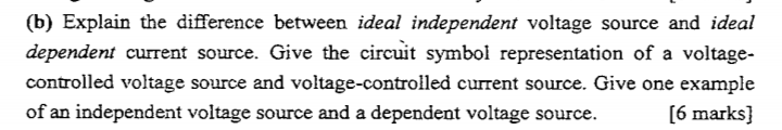 Solved Explain the difference between ideal independent | Chegg.com