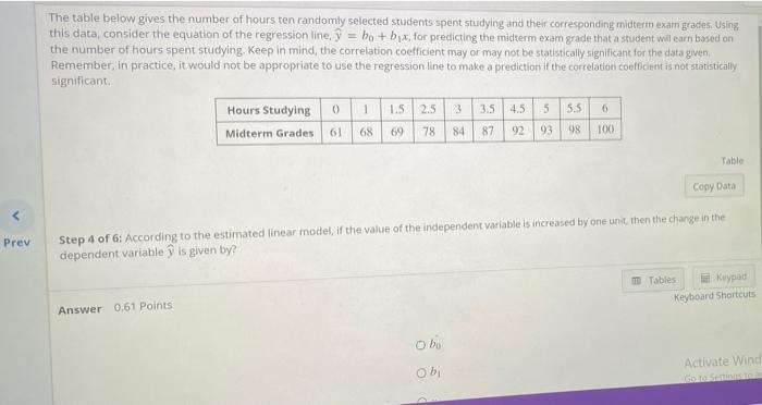 Solved The table below gives the number of hours ten | Chegg.com