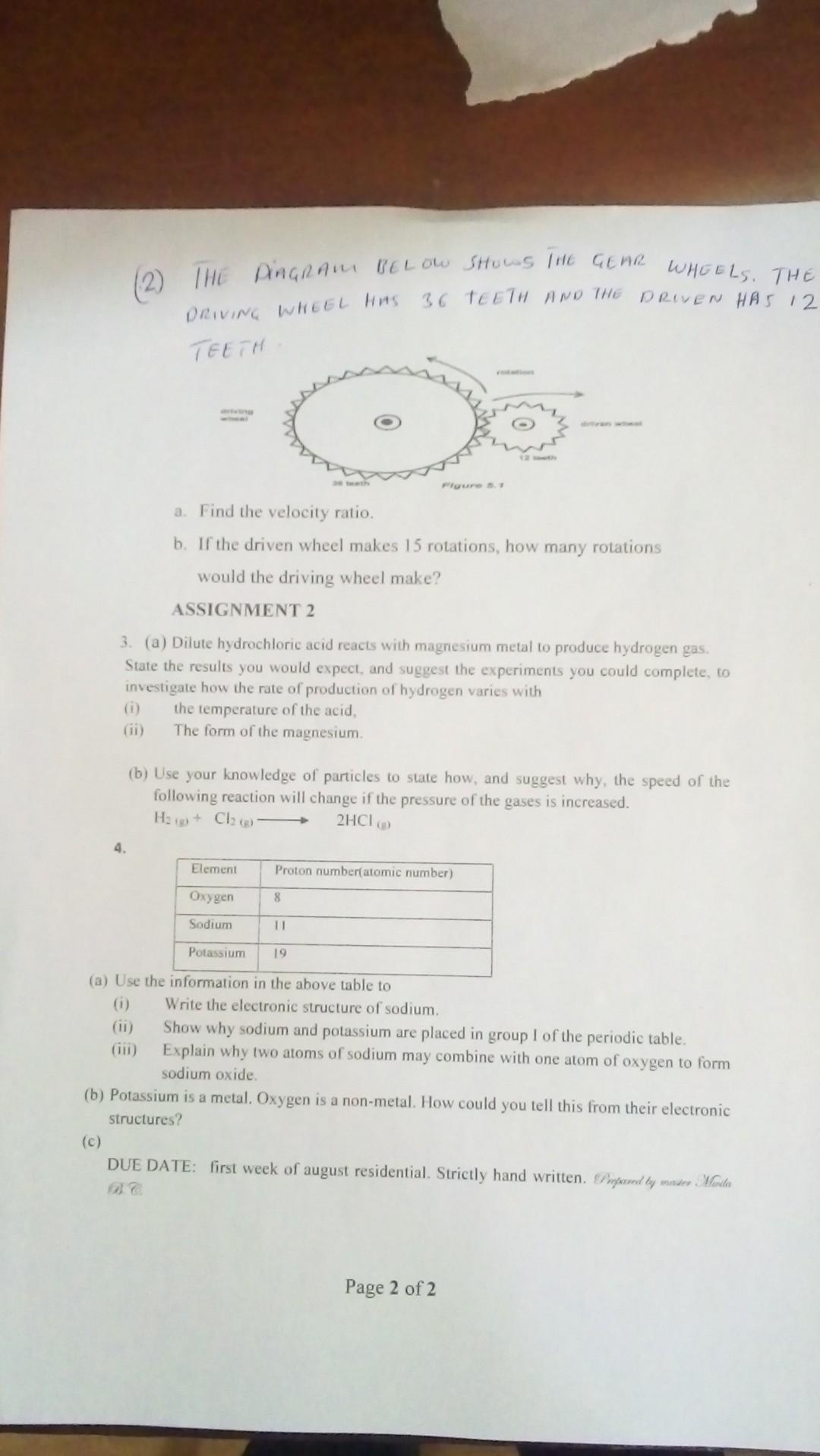 Solved PRIMARY TEACHERS DIPLOMA COURSE SECOND YEAR | Chegg.com