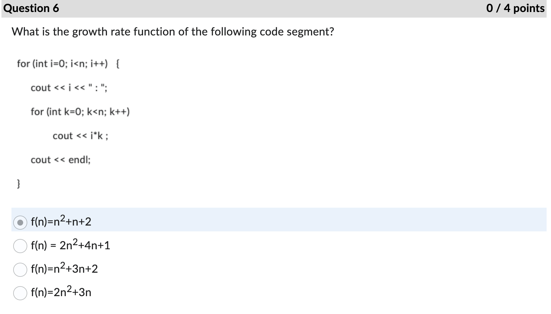 Solved Question 5Question 60 / 4 pointsWhat is the growth | Chegg.com Solved Question 5Question 60 / 4 pointsWhat is the growth | Chegg.com