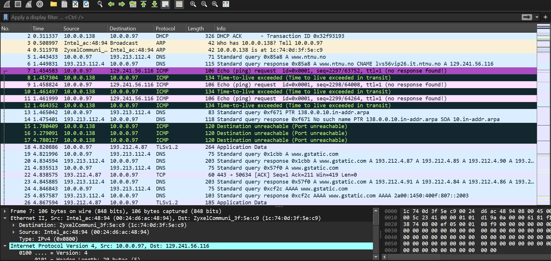 Solved Tracert (Microsoft)/Traceroute (Linux/MacOS) ﻿is a | Chegg.com