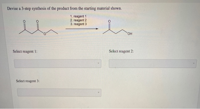 Solved Devise a 3-step synthesis of the product from the | Chegg.com