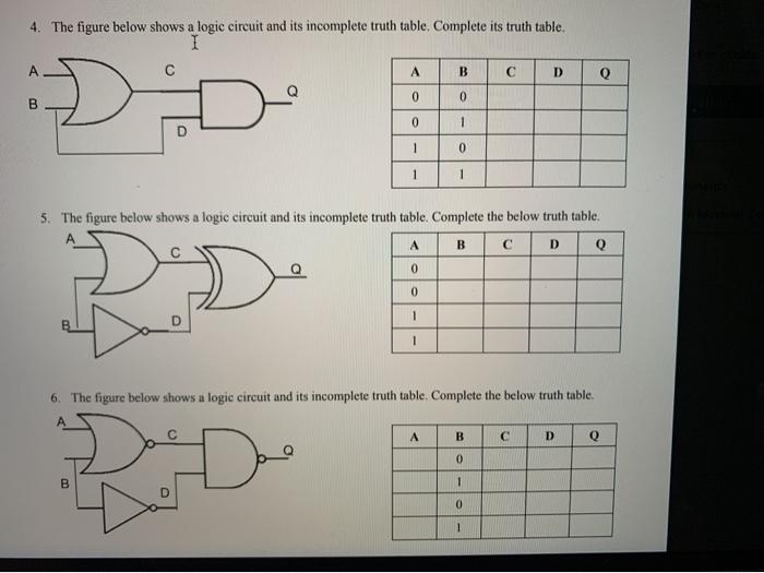 Solved 4. The figure below shows a logic circuit and its | Chegg.com