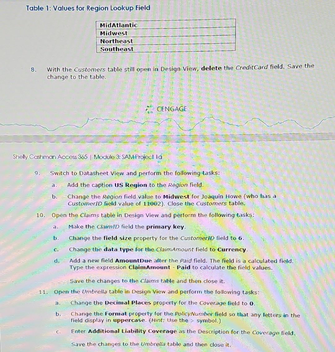 Solved PROJECT STEPS 1. Personal Insurance, Inc. needs to | Chegg.com