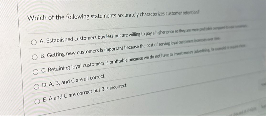 Solved Which of the following statements accurately | Chegg.com