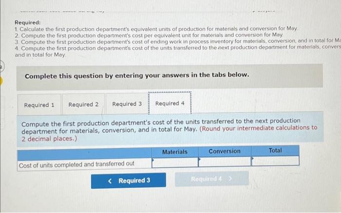 Solved Exercise 5-8 (Algo) Equivalent Units; Cost per | Chegg.com