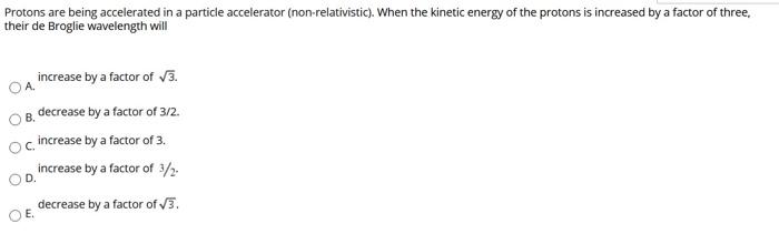 Solved Protons are being accelerated in a particle | Chegg.com